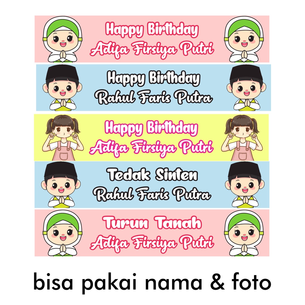 Jual PLASTIK LABEL ULANG TAHUN LABEL KEMASAN PLASTIK KEMASAN LABEL ...