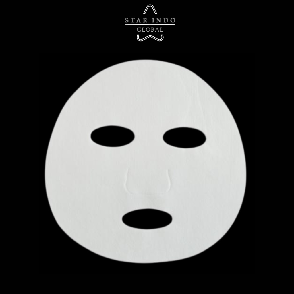 Jual ECER/GROSIR Dry Masker Viscose Mask Sheet 40gsm Warna Putih Masker ...