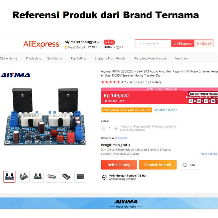 Jual Modul Hifi Power Amplifier Final 100W Ocl Socl Subwoofer Home Theater | Shopee Indonesia