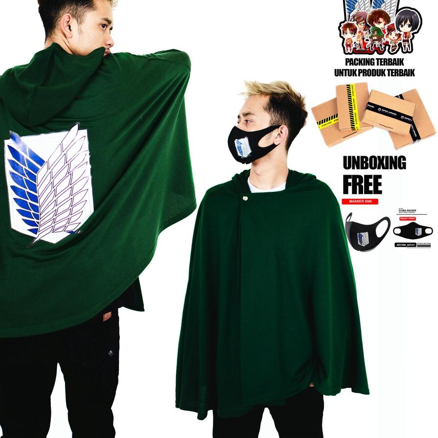 Jual Depan1 JUBAH LEVI SCOTING LEGION AOT (Attack on Titan) SNK ...