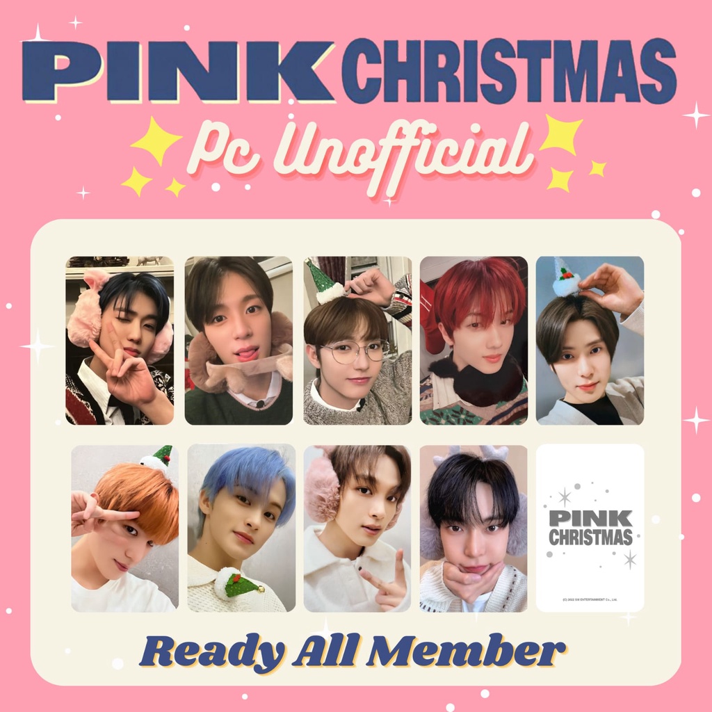 Jual PHOTOCARD PINK CHRISTMAS NCT 127 NCT DREAM WAYV | Shopee Indonesia