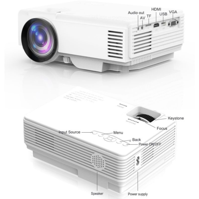 Jual proyektor Y9 WIFI HD P*rtable dengan 5500 Lumens1080P Home Theater ...