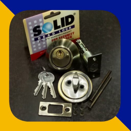 Jual Grendel Security Door Lock/Dead Bolt/Kunci Tambahan/Grendel Solid ...