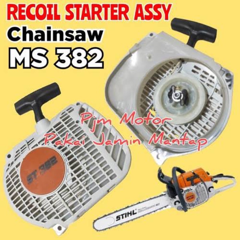 Jual Ms382 Recoil starter tarikan kap engkol mesin chainsaw sthil senso sinso stihl Ms 382 ...