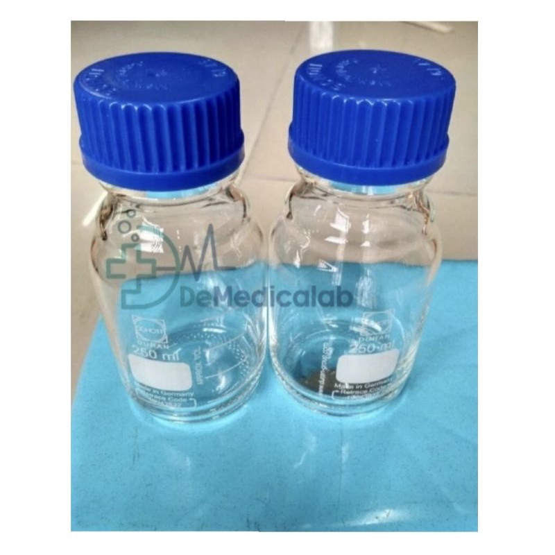 Jual Botol Lab 250 Ml Laboratorium / Laboratory Bottle Duran / Botol ...