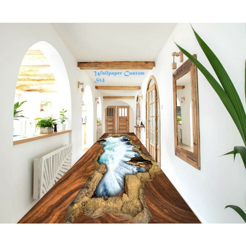 Jual STIKER CUSTOM LANTAI | STICKER 3D | STIKER MURAL | Shopee Indonesia