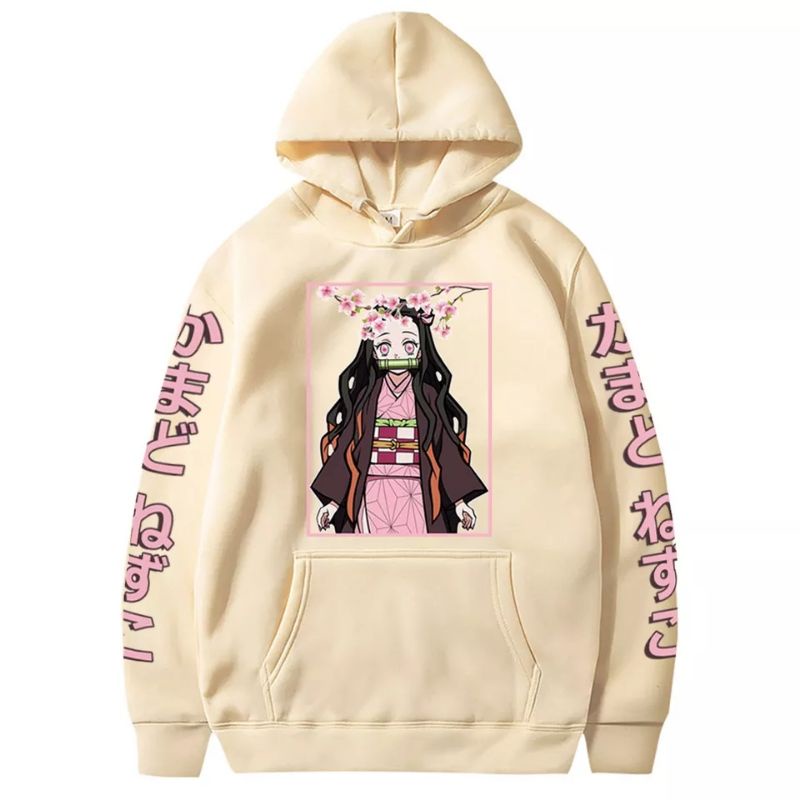Jual Jaket Hoodie Nezuko Anime Kimetsu No Yaiba Manga Hodie Unisex ...