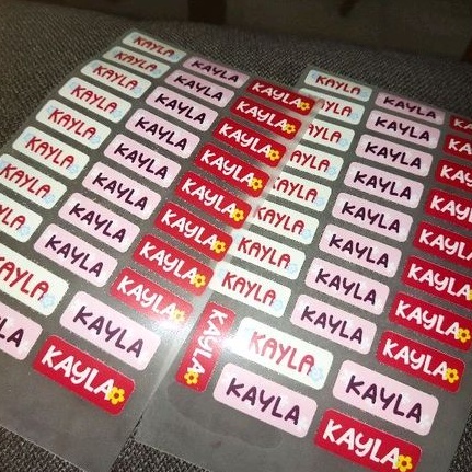 Jual STIKER BAJU CUSTOM LABEL BAJU ANAK IRON ON STICKER LABEL KAIN ...