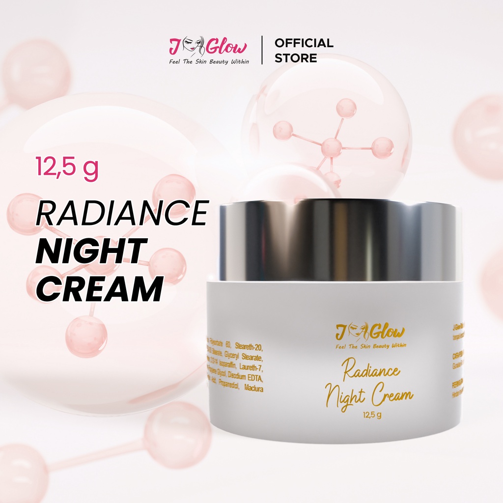 Jual J-GLOW - Radiance Night Cream (membantu merawat serta melembapkan ...