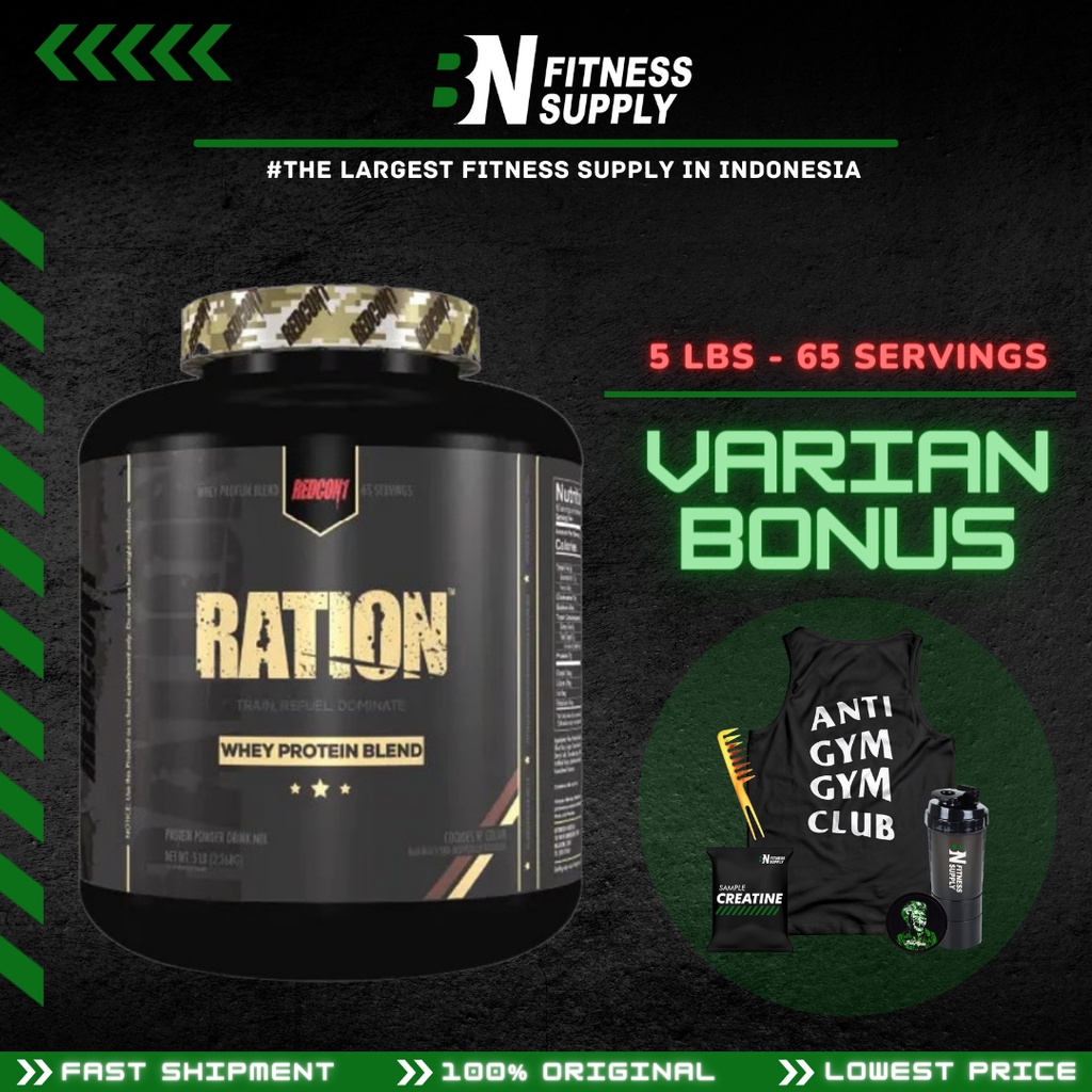 Jual REDCON1 REDCON 1 RATION Whey Protein Blend | Shopee Indonesia