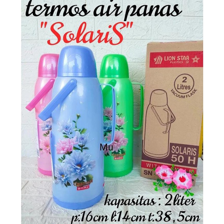 Jual Termos Solaris 2 liter lion star/ termos Air panas/termos air dingin botol | Shopee Indonesia