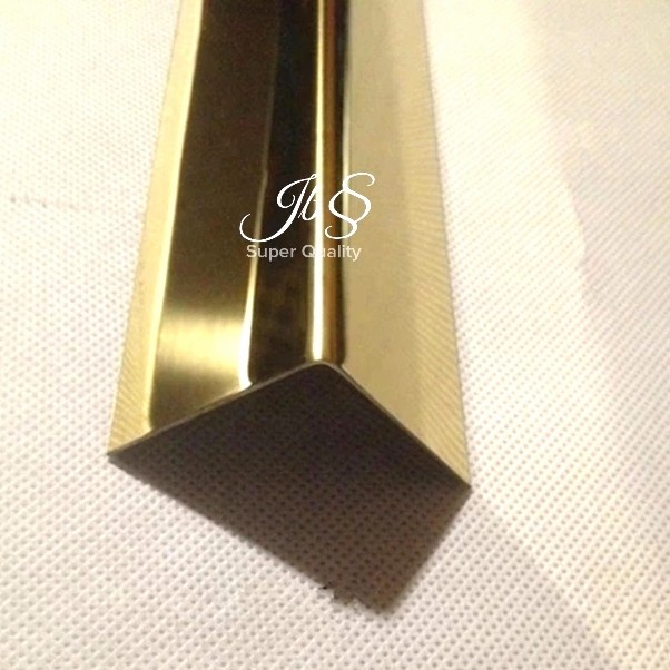 Jual L HAIRLINE GOLD 30x30x3.050mm T: 0.8mm SIKU L STAINLESS STEEL SUS ...