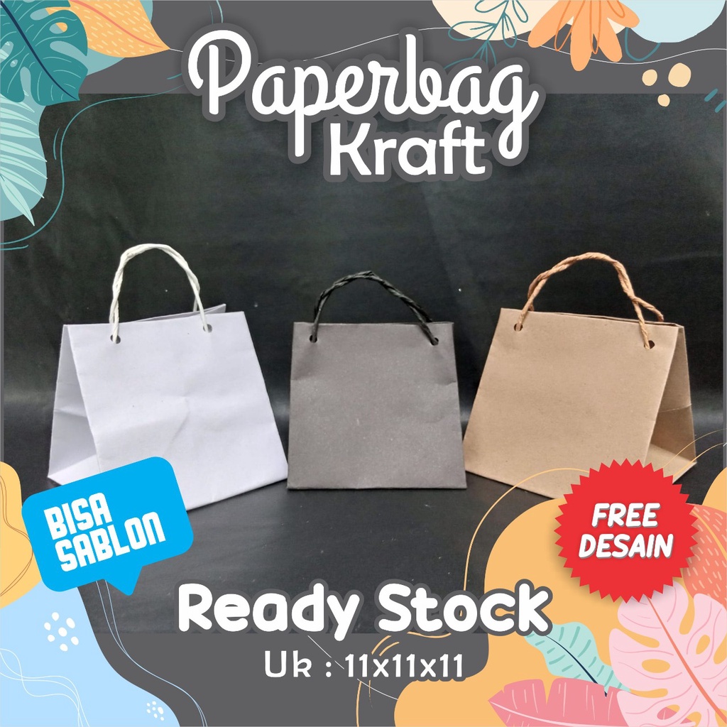 Jual Paperbag wadah pot bunga, Paperbag Coklat Polos, Paper Bag Polos ...