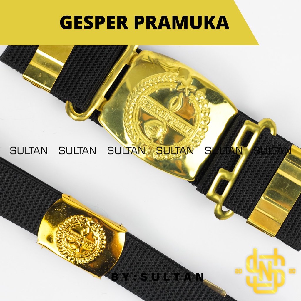 Jual Sabuk Kopel Pramuka Gasper Besar dan Kecil Logam Kuningan Siaga ...