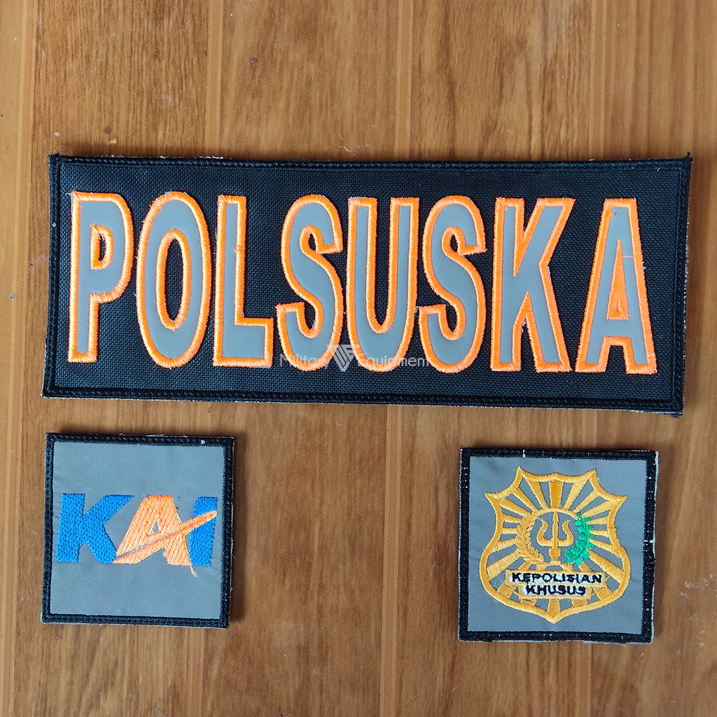 Jual Logo Bordir POLSUSKA | Logo Bordir Timbul | Logo Set Polsuska ...