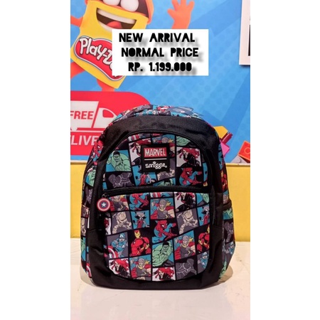Jual smiggle backpack marvel dan sky peach pesanan kak selly | Shopee ...