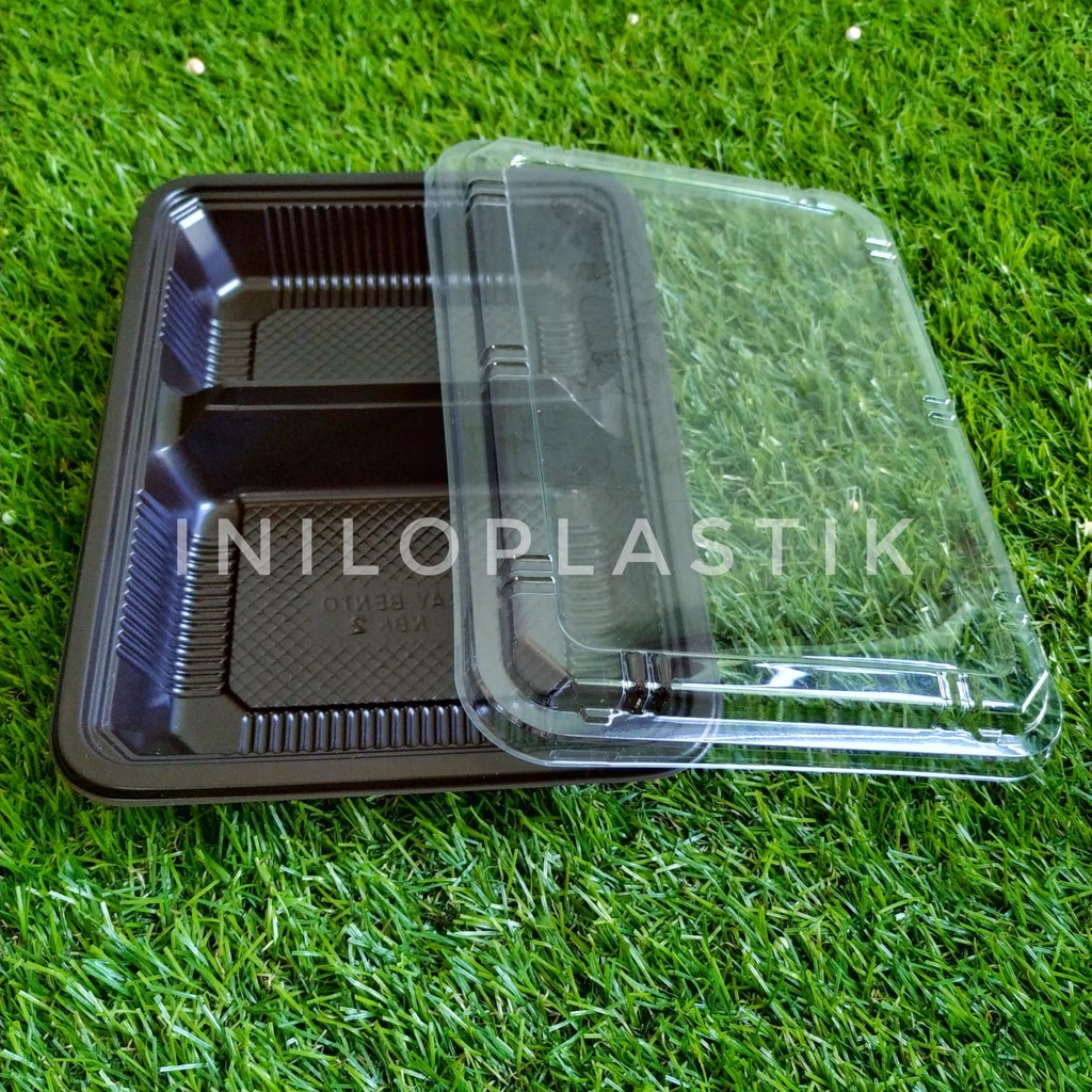 Jual Mika Bento Sekat 2 / Box Bento Tray Bento / Kotak Makan + Tutup ...
