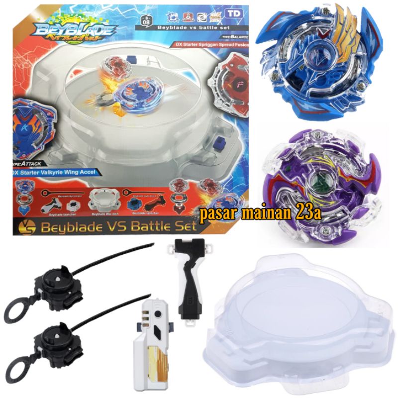Jual Mainan Gangsing Beyblade Burst Beyblade vs Battle Set Launcher ...