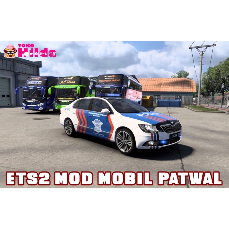 Jual ETS2 1.41 Mod Mobil Patwal BISA CONVOY Game untuk PC Laptop ...