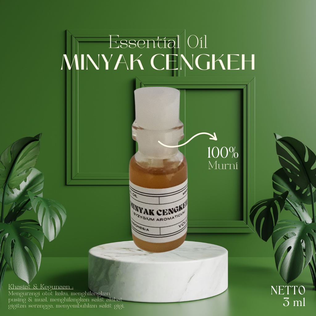 Jual Minyak Atsiri Cengkeh Pure Essential Oil 3 ml | Shopee Indonesia
