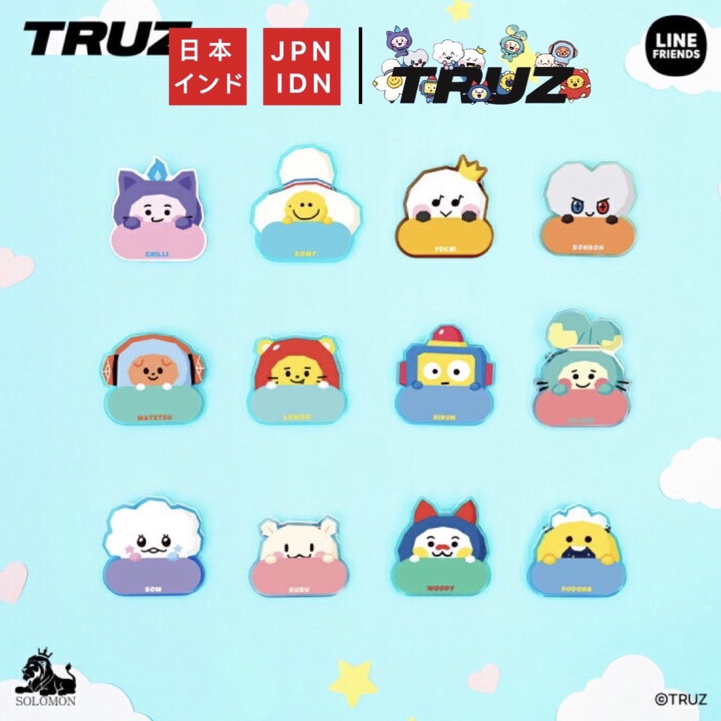 Jual [Pre Order] TRUZ official name badge (with alphabet sticker ...