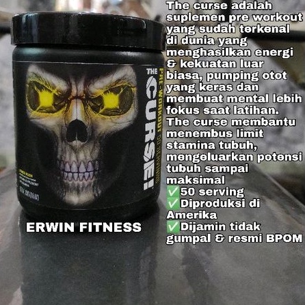 Jual The curse Pre workout power 50 serving | Shopee Indonesia