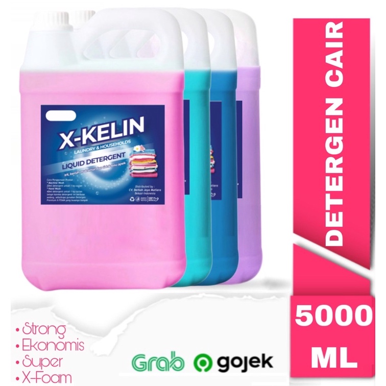 Jual Deterjen 5 liter X-Kelin (ALL PRODUCT) | Shopee Indonesia