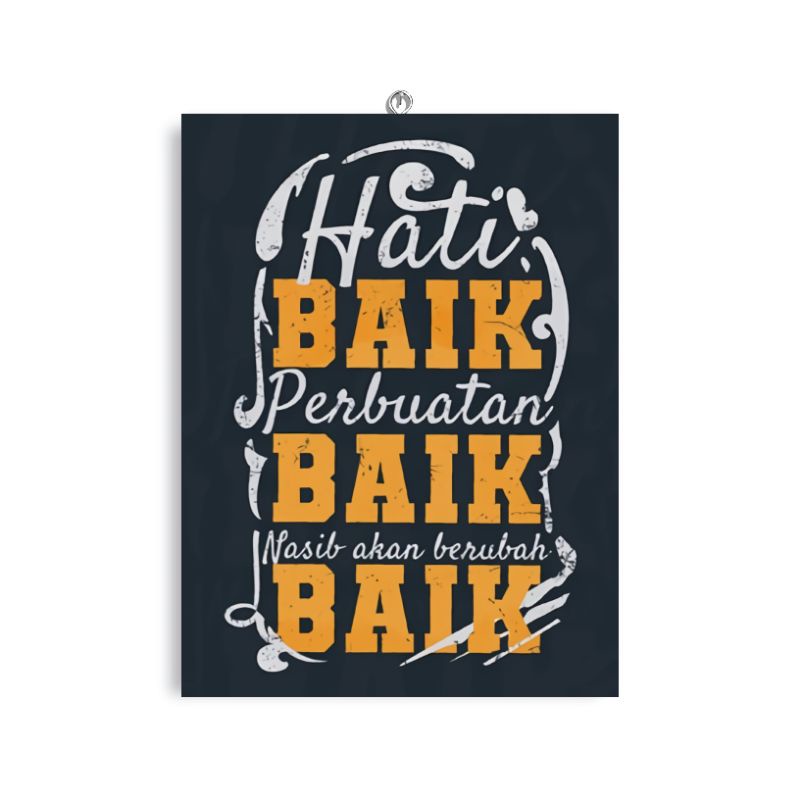 Jual Hiasan Dinding Kata Kata Mutiara Poster Kerja Hiasan Dinding Kamar ...