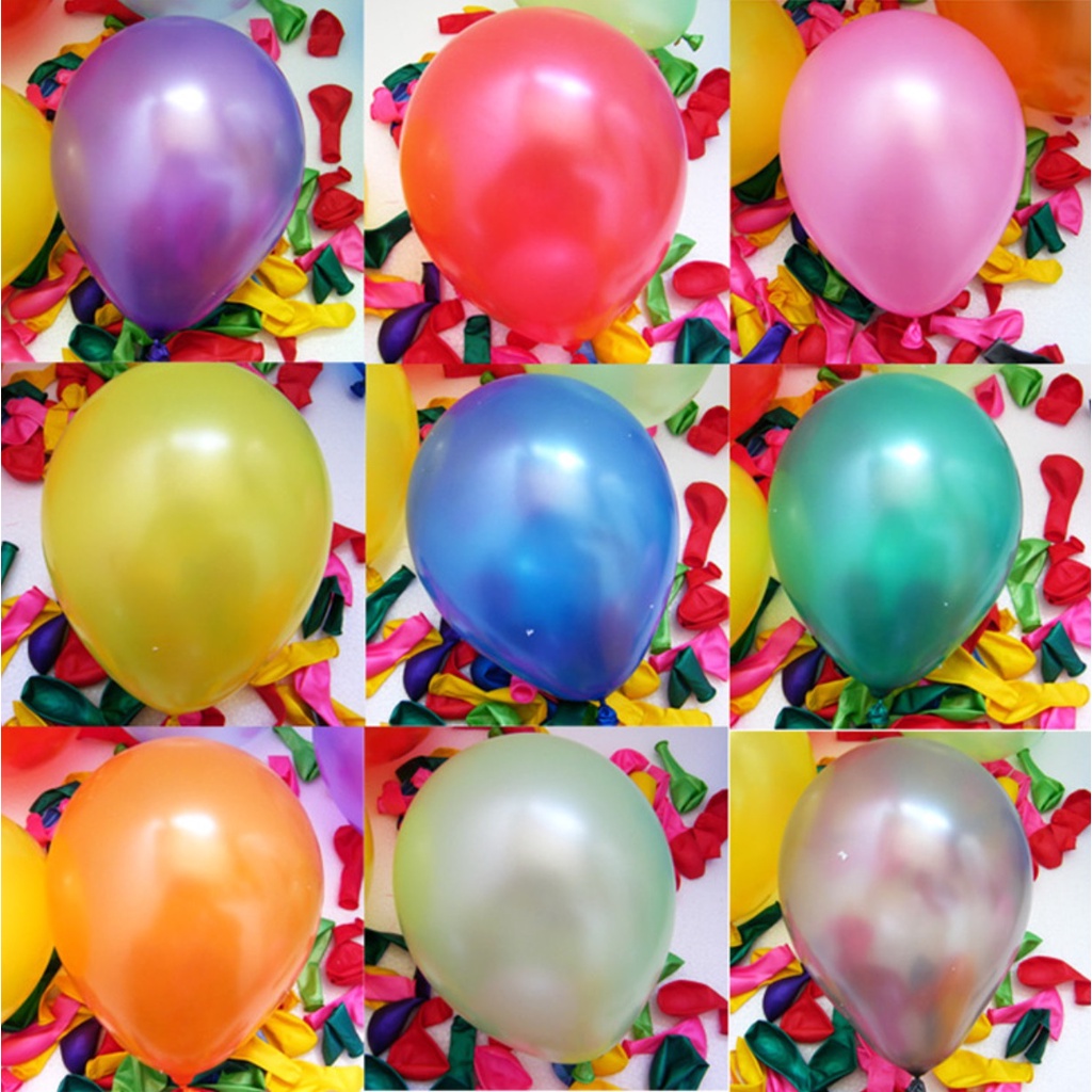 Jual Balon THALY Pearlescent 100pcs Dekorasi Hiasan Birthday Party ...