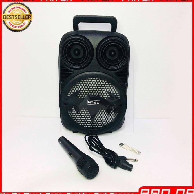 Jual Kimiso 3391 Bluetooth Wireless Karaoke Speaker Music Box Portable ...