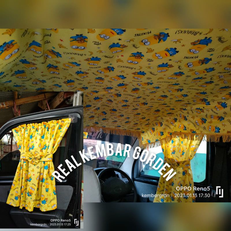 Jual Kain Flapon atap kabin mobil 1set Tirai pintu truk | Shopee Indonesia