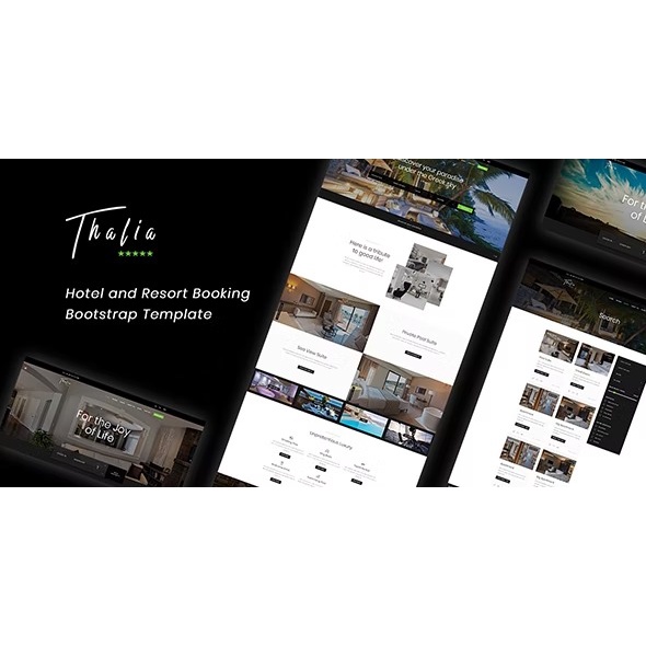 Jual Landing HTML Page - Thalia Hotel and Resort Booking Template | Shopee Indonesia