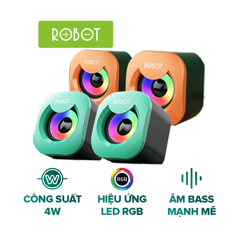 Jual ROBOT Speaker USB RS180 Multimedia Portable / Speaker Music Mini ...