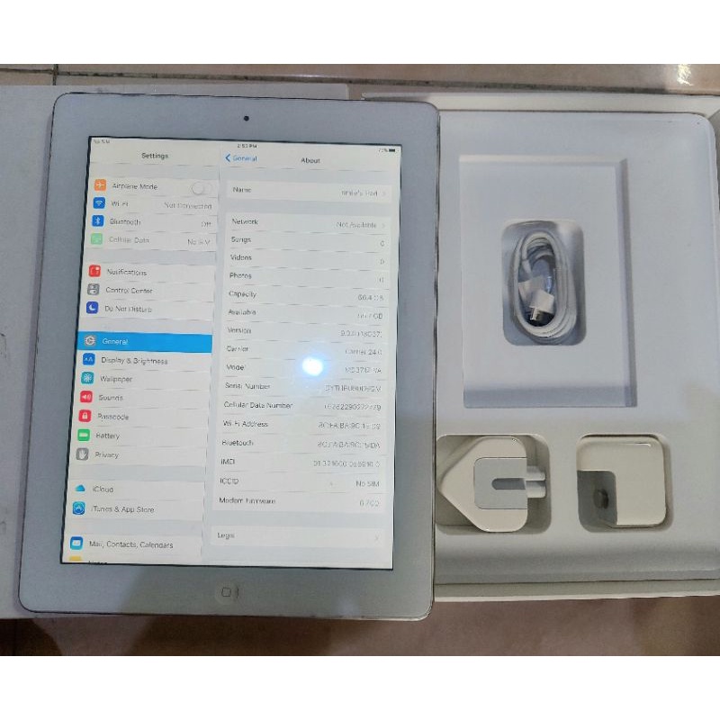 Jual iPad 3 A1430 32 GB wifi only second fullset | Shopee Indonesia