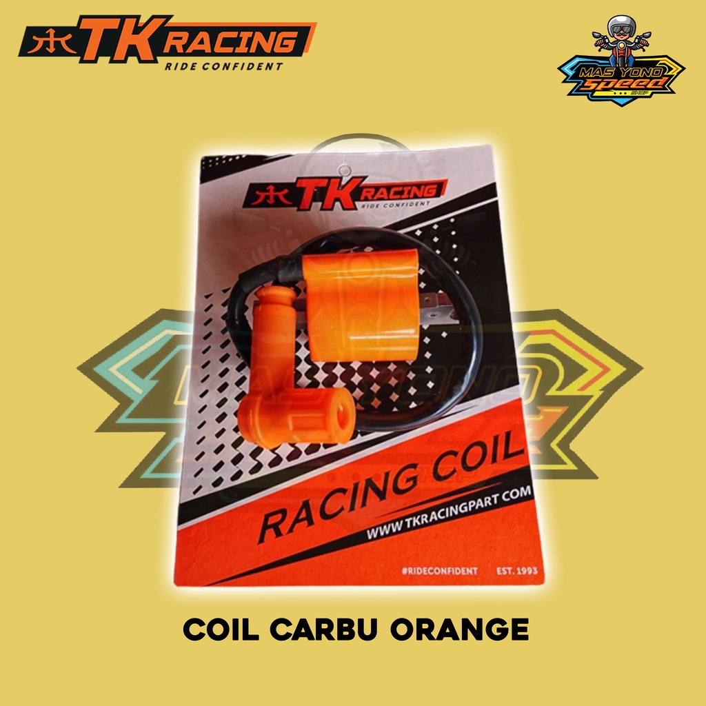 Jual TK Racing Koil Coil Orange Motor Tipe Karbu Karburator Universal ...