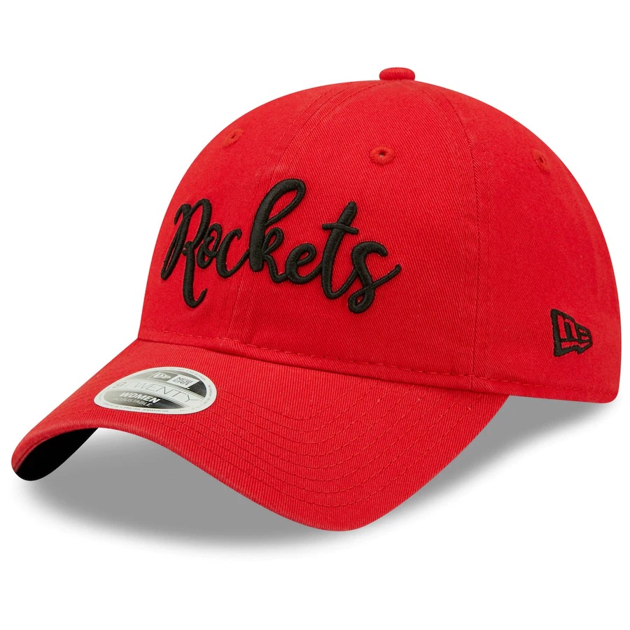 Jual Topi NBA New Era 9TWENTY - Houston Rockets Red Team Script (Women ...