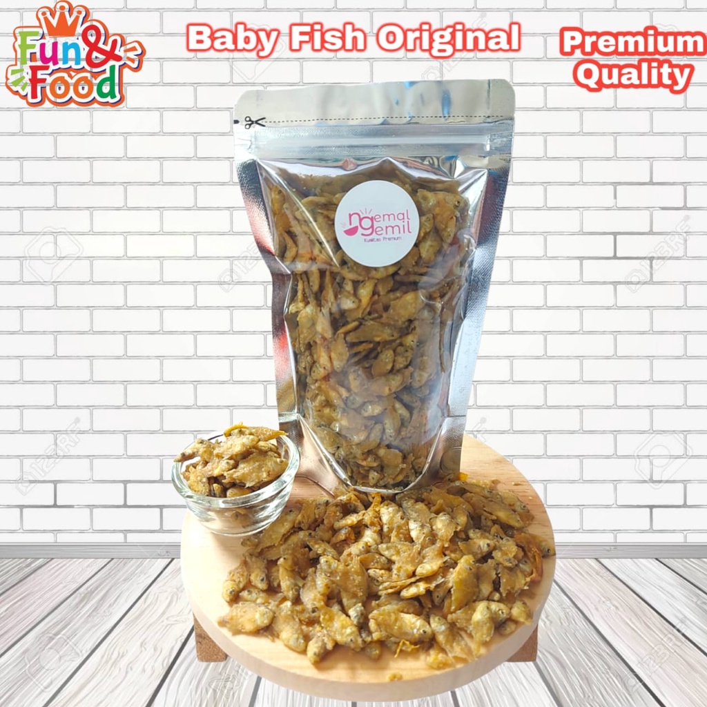 Jual Snack Cemilan Baby Fish Crispy Ikan Krispi Bumbu Original Homemade ...