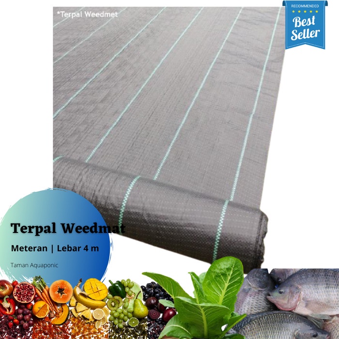 Jual [VB1G4B] Weedmat Control Mulsa Anti Rumput Easy Grow Lebar 4 Meter | Shopee Indonesia