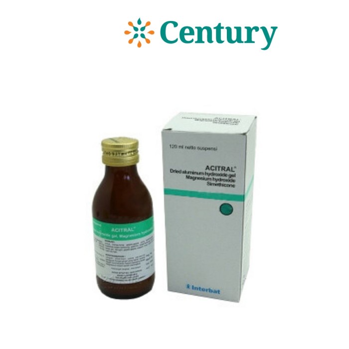 Jual ACITRAL SYRUP 120ML / OBAT MAAG / ASAM LAMBUNG | Shopee Indonesia