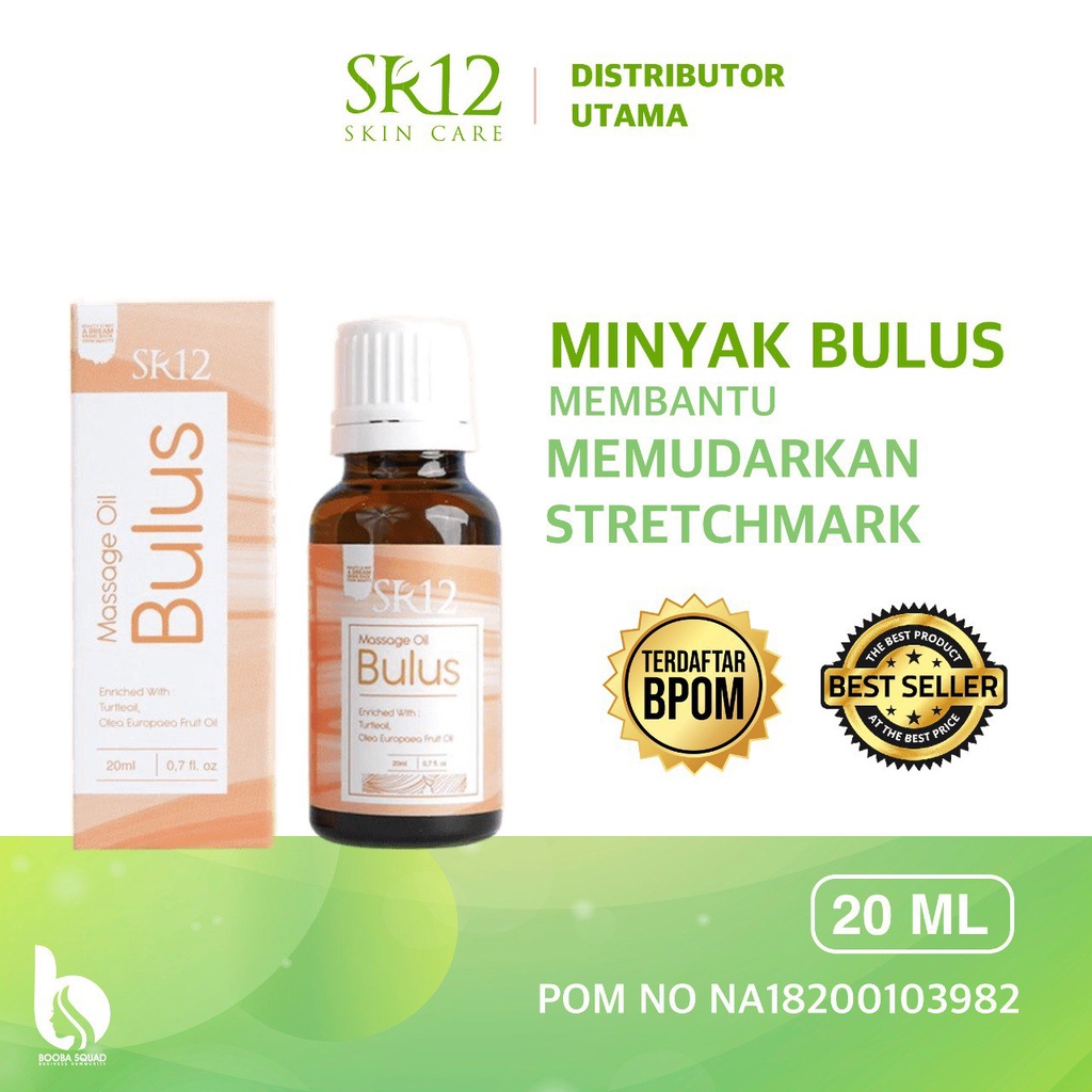 Jual MINYAK BULUS ASLI SR12 RESMI BPOM PENGENCANG/ PENGHILANG BEKAS ...