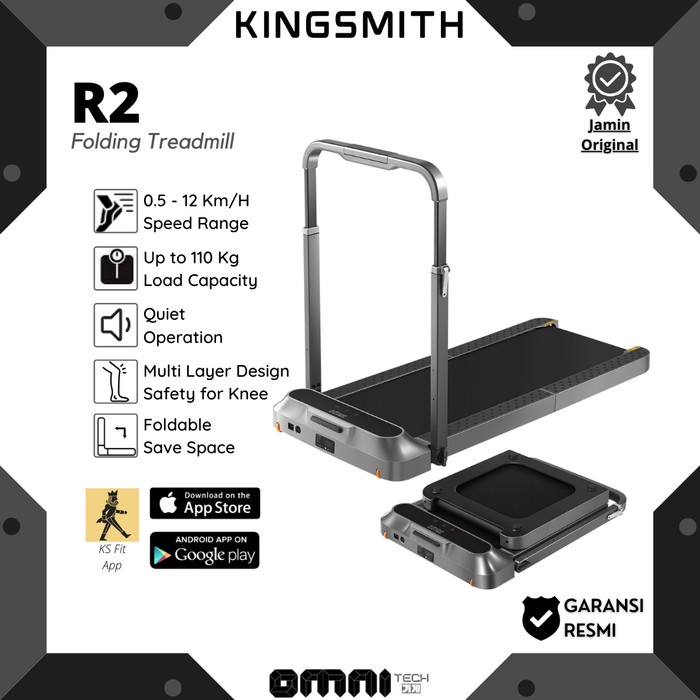 Jual Xiaomi Kingsmith R2 Pro Walking Pad Treadmill Running Folding ...