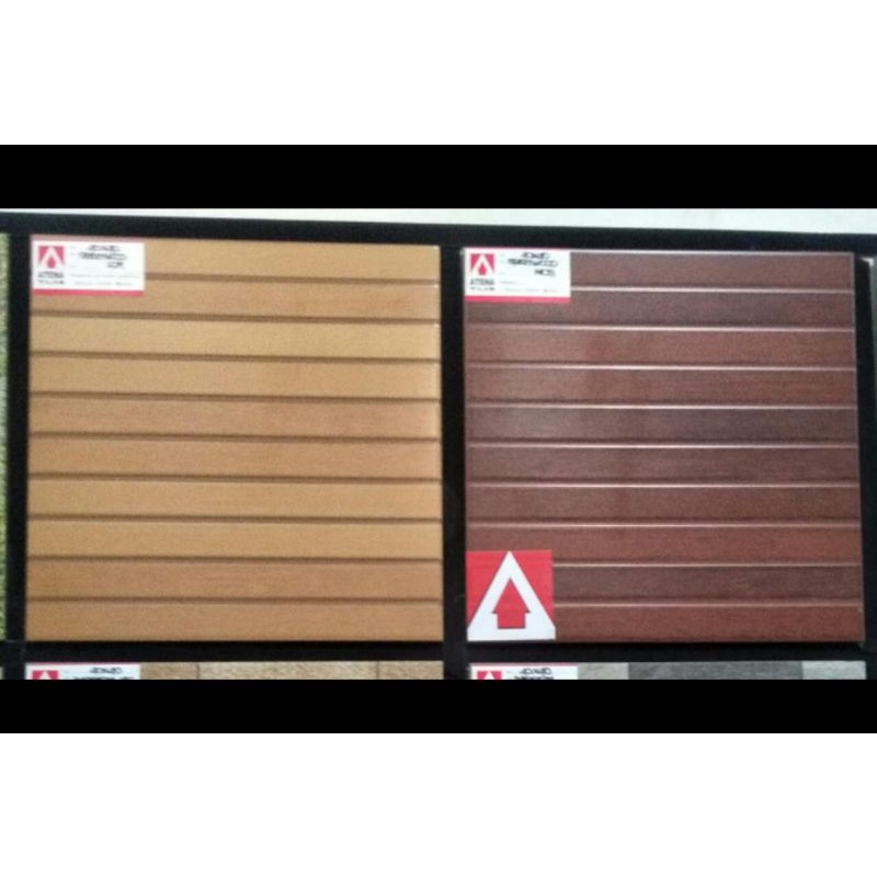 Jual KERAMIK LANTAI 40X40 CM ATENA SPAIN / SPIN WOOD CREAM BROWN GRADE ...