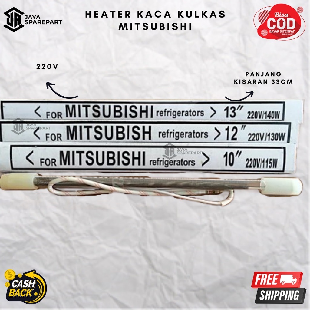 Jual Pemanas Kaca Heater Kulkas Pemanas Mesin Tetas Mitsubishi ...