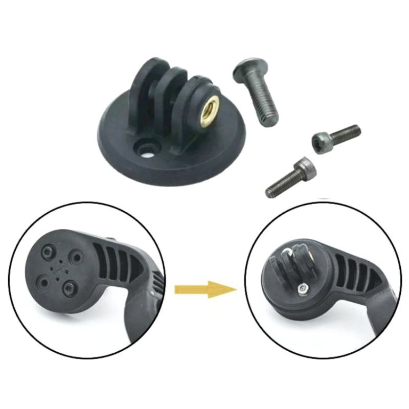 Jual Gopro mount dudukan mounting bracket barfly garmin wahoo bryton ...