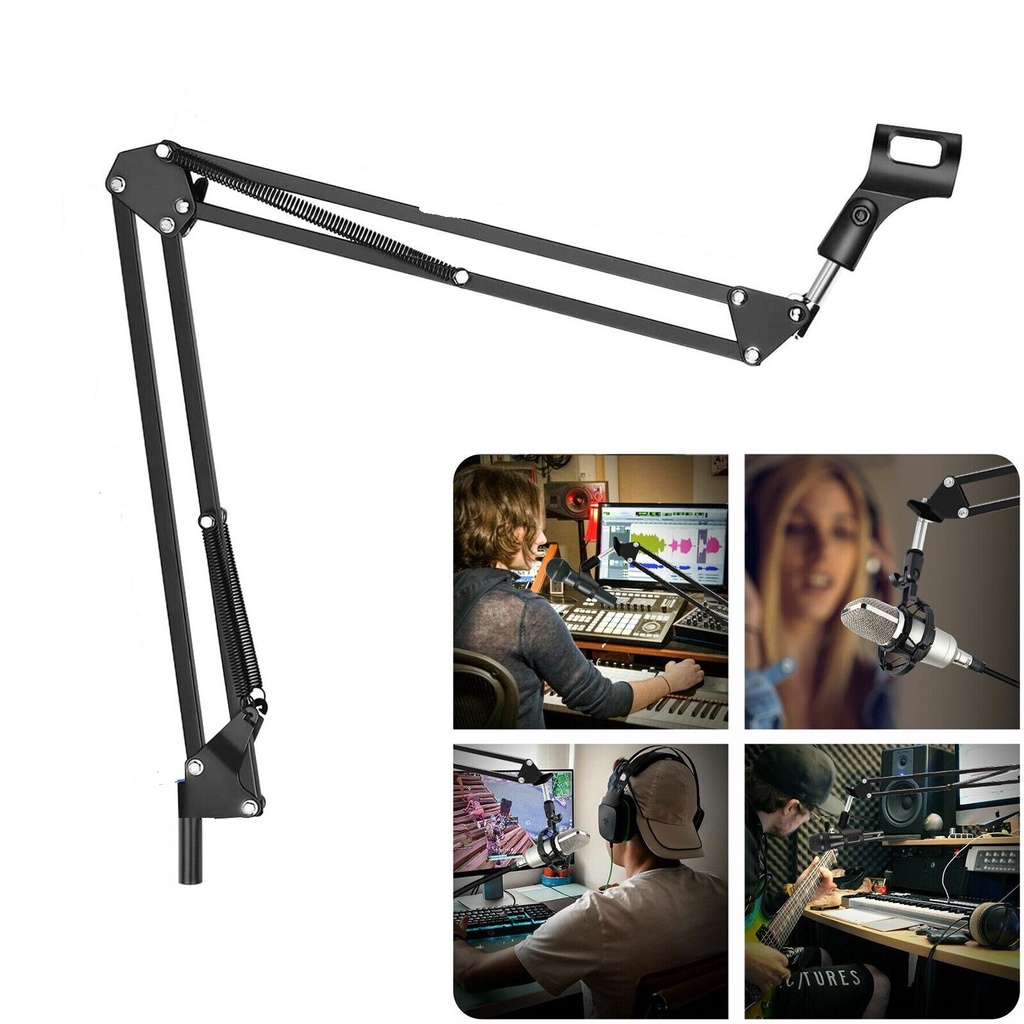 Jual Stand Holder Microphone Mikrofon Mic Mik Condenser Kondensor Jepit ...