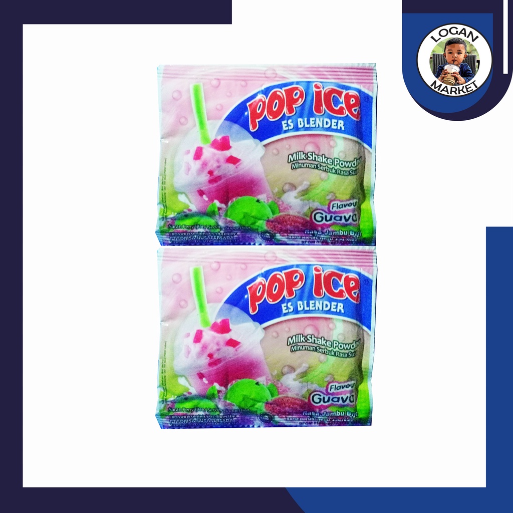 Jual Pop Ice Es Blender Guava Jambu Biji Renceng 10 Pcs Sachet 25gram ...