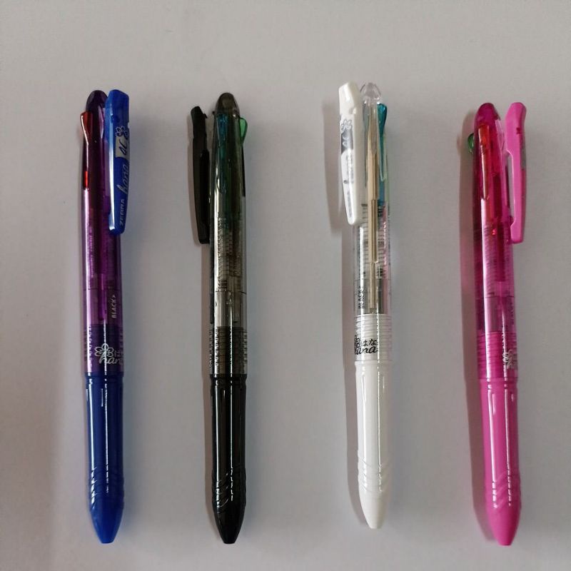 Jual pulpen / bolpoin/ pena 4 warna zebra hana 4C 0.7 (1 pc) | Shopee ...