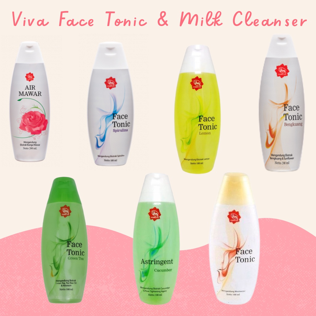 Jual Viva Face Tonic & Milk Cleanser | Shopee Indonesia