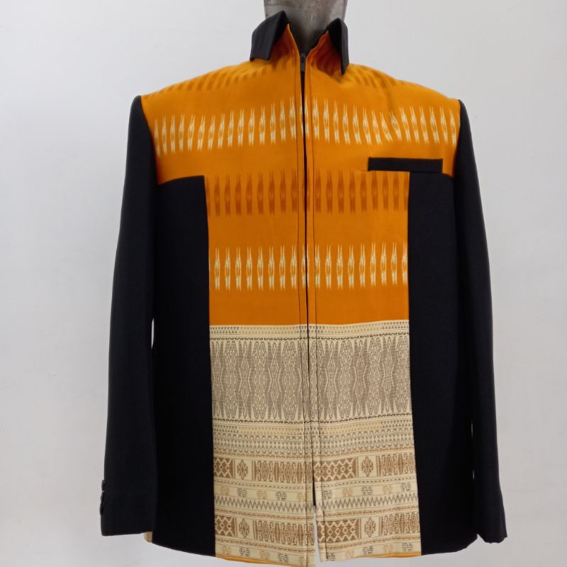 Jual Jas jaket ulos / Jas semi jaket ulos Sumatera / Jas jaket tenun ...