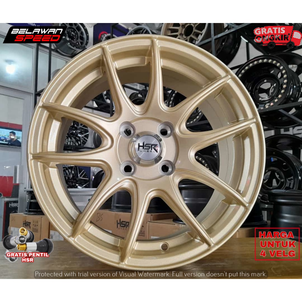 Jual VELG MOBIL RACING PELEK MODIFIKASI RING 15 HSR KAMIKAZE PCD 4X100 UNTUK BRIO VIOS JAZZ ...